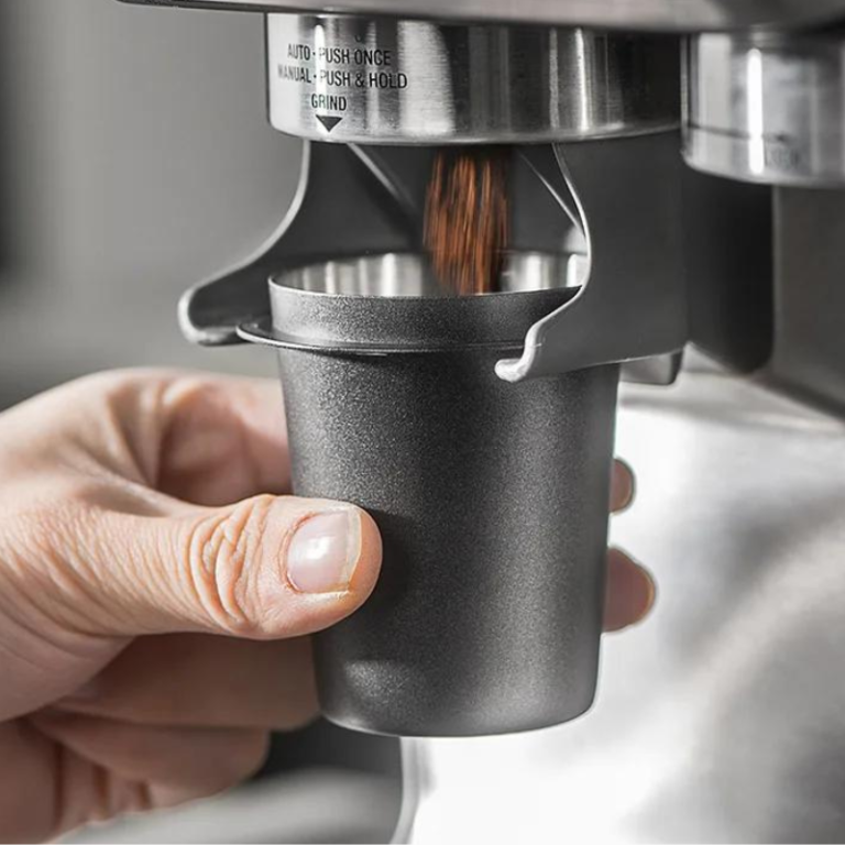 Coffee Dosing Cup for Espresso Machines – 51mm, 53mm, 58mm Espresso Grinder Cups | Black ...